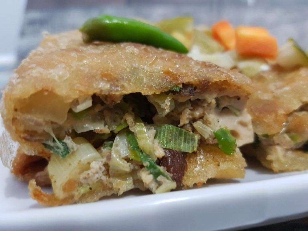 Martabak Telur Daging Sapi - Martabak Pizza Orins